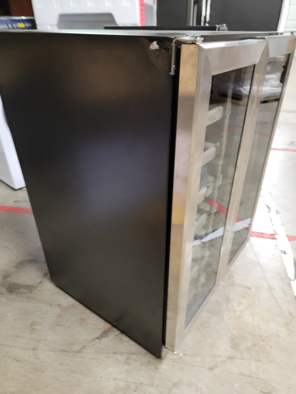 TCL 23.4-in W 20-Bottle Capacity Stainless Steel Wine Cooler - B422D ...